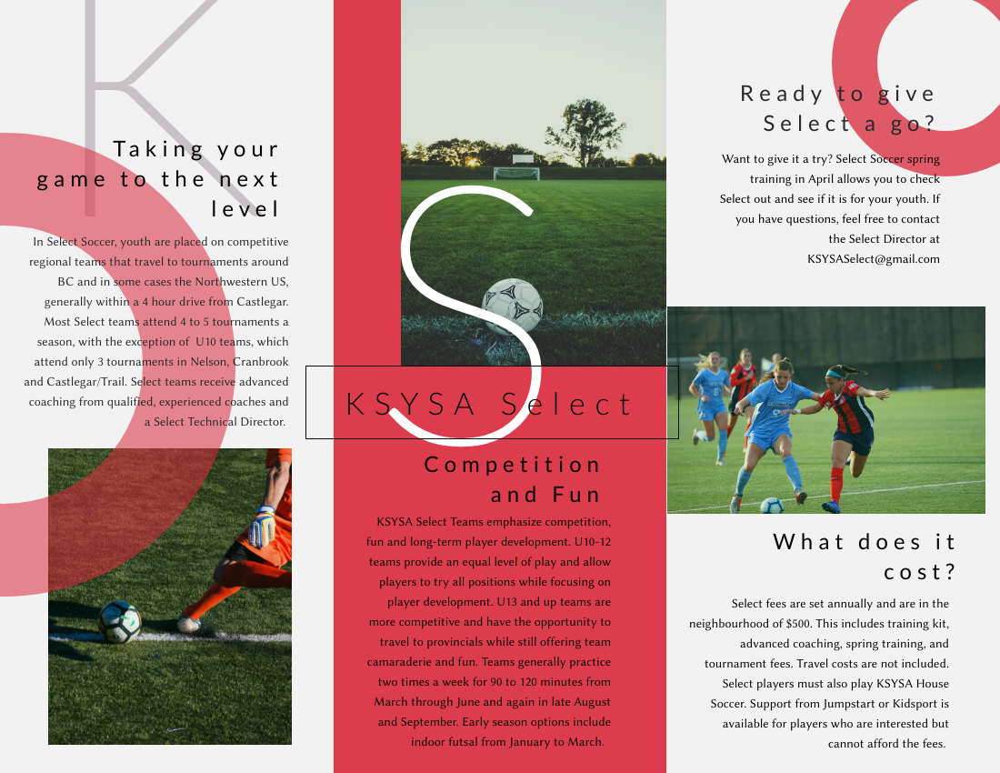 Kootenay South Youth Soccer : Powered by GOALLINE